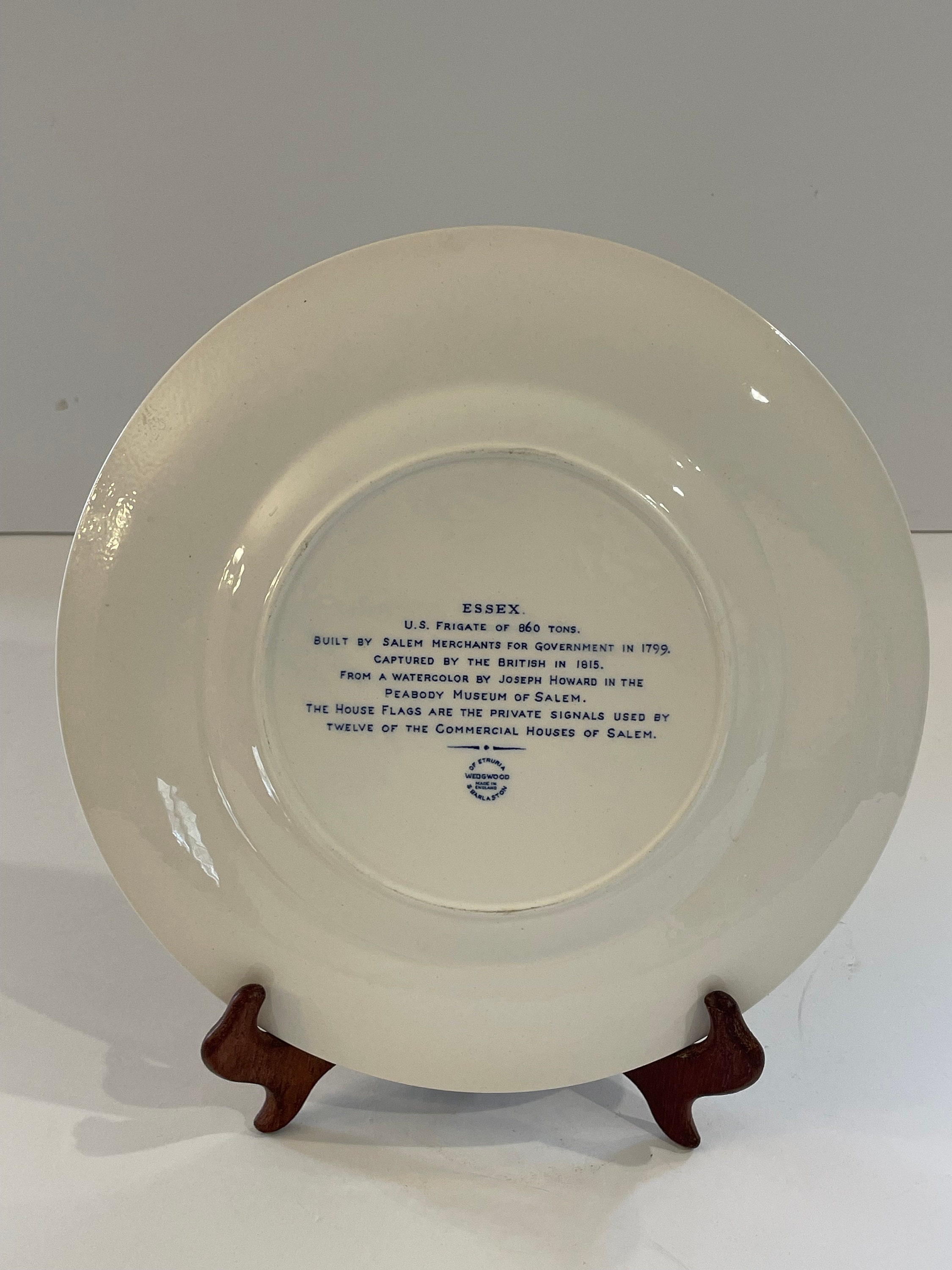 Wedgwood frigate Commemorative Plate, Celebrating 150th Anniversary of ...