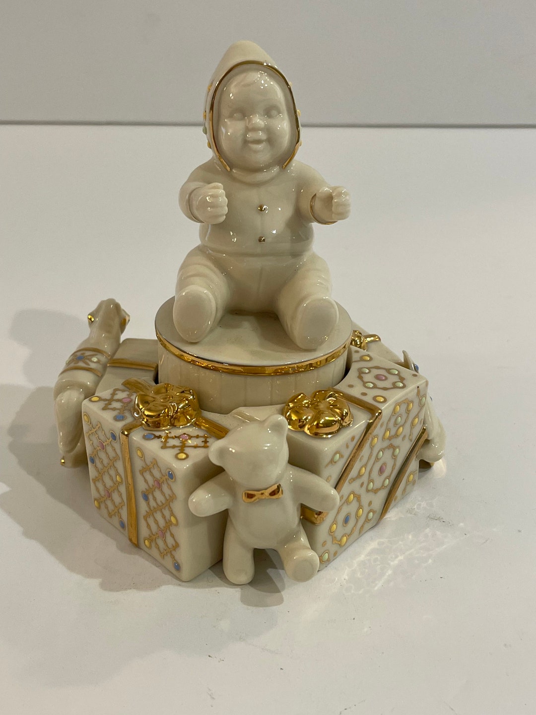 Lenox, China Jewels Collection, Baby Blocks, Music Box, - Etsy