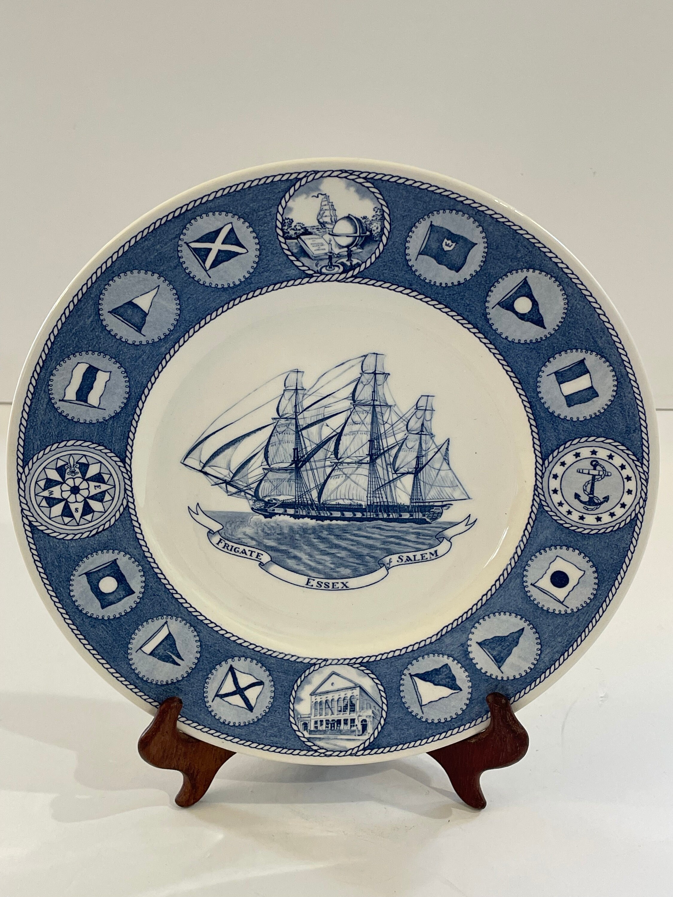 Wedgwood frigate Commemorative Plate, Celebrating 150th Anniversary of ...