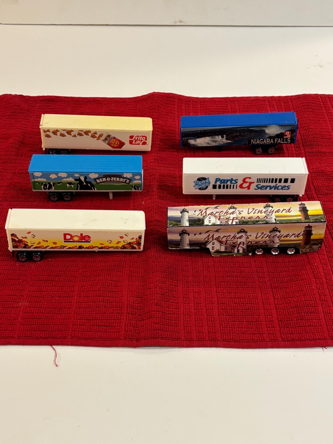 Miniature Tractor Trailer Collection, Frito Lay, Dole, Ben & Jerry's (6 ...
