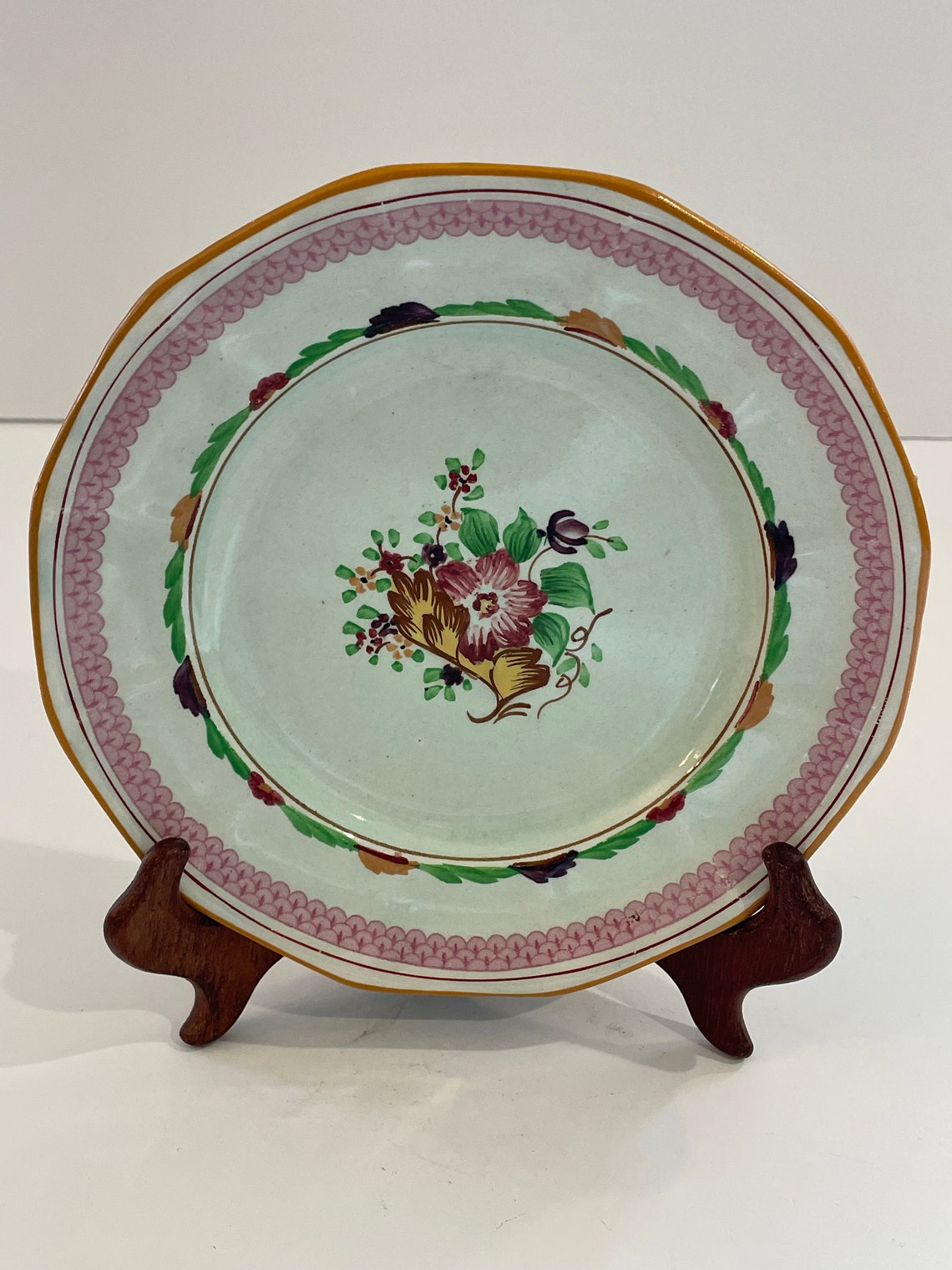 Calyx Ware, carolynn Plates, Made in England, Hand Painted, Vintage - Etsy