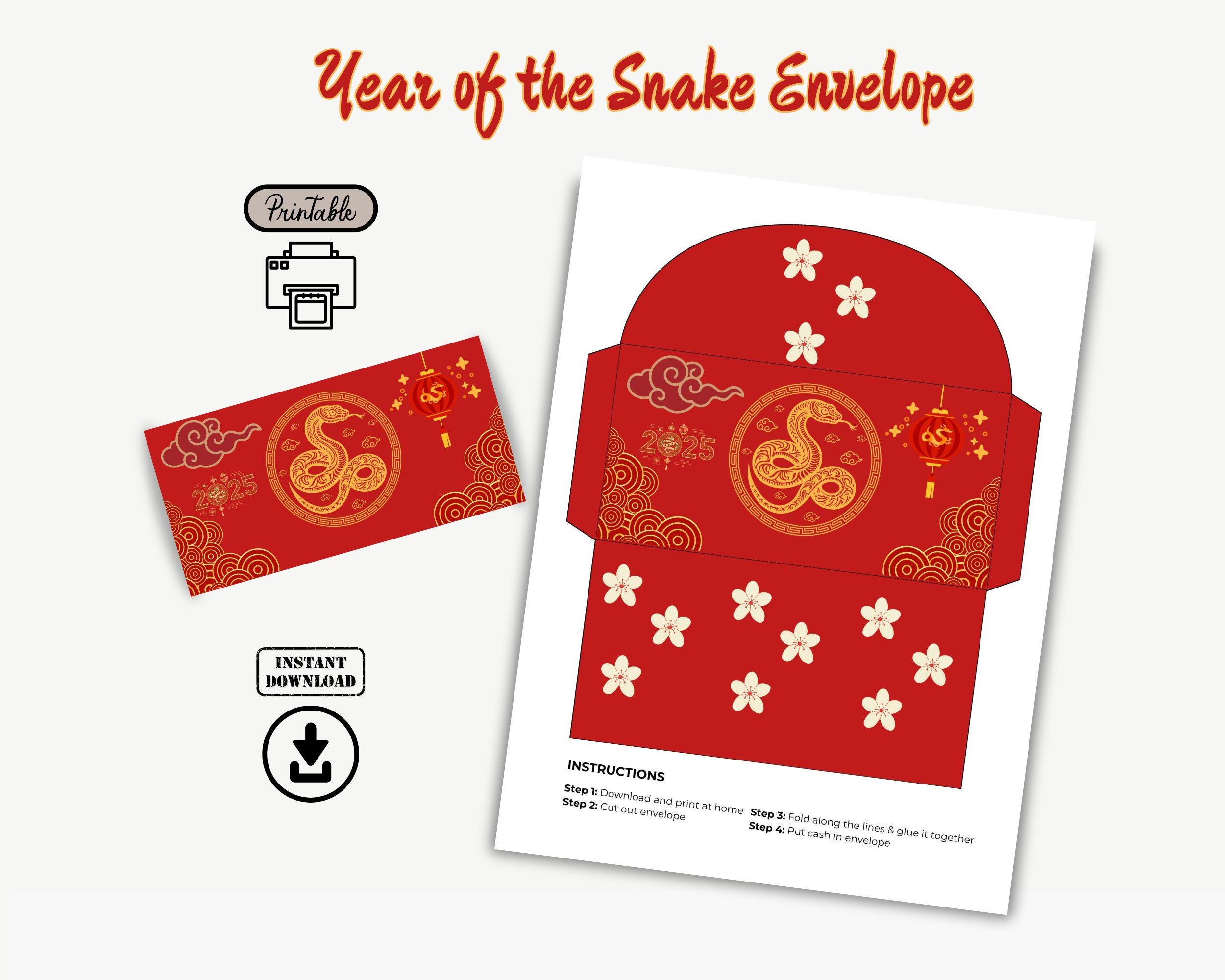 Printable Chinese New Year Envelope
