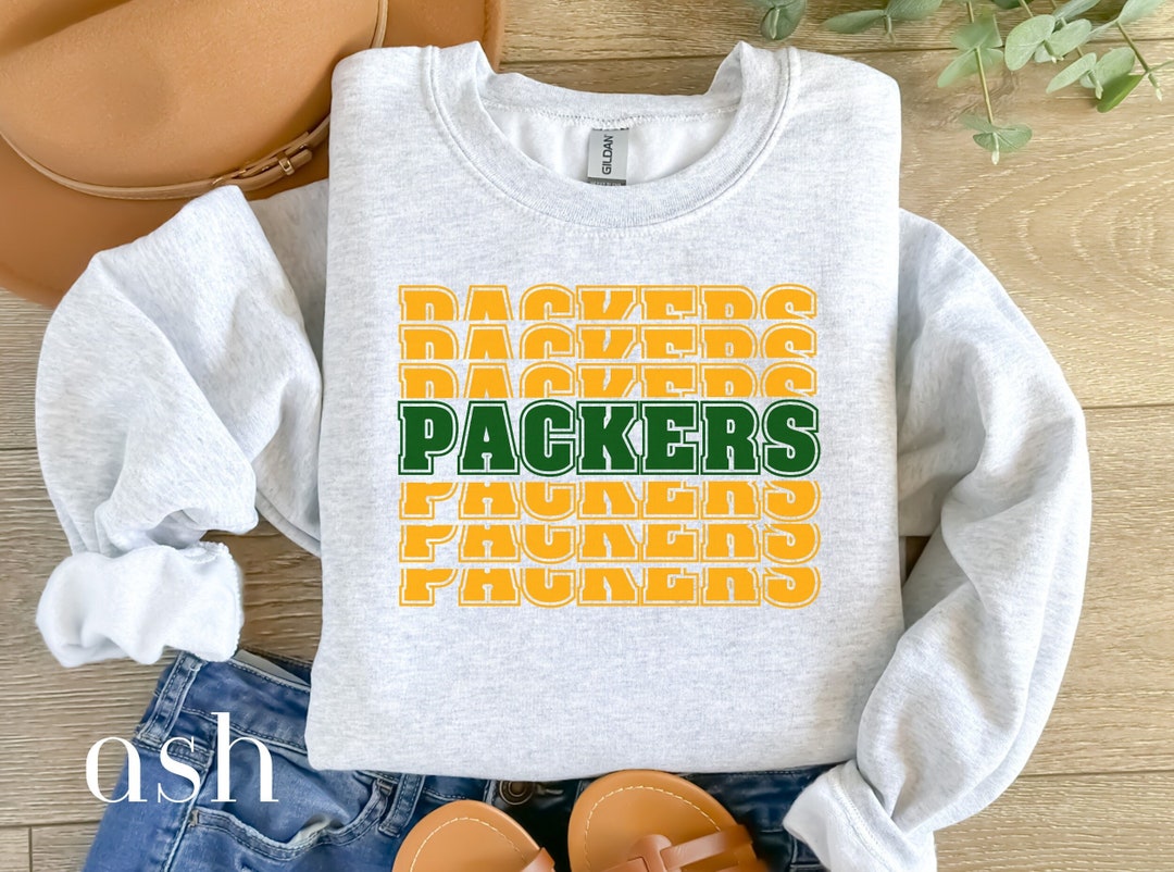 Packers Sweatshirt Go Pack Go Green Bay Packers Sweatshirt - Etsy