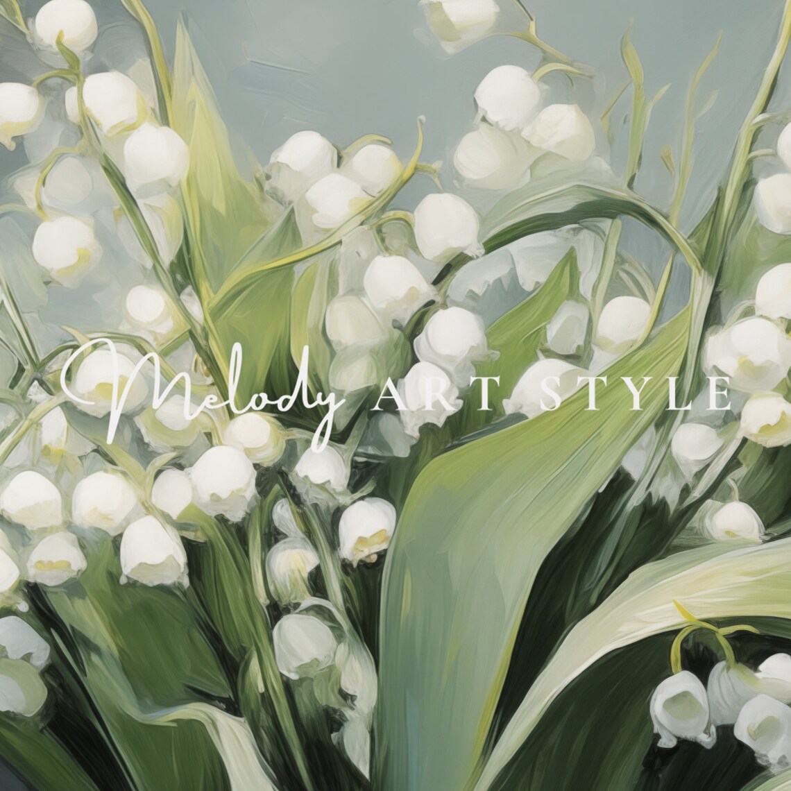 Lily of the Valley Frame TV Art 4K 8K Vintage Floral Spring Screensaver ...