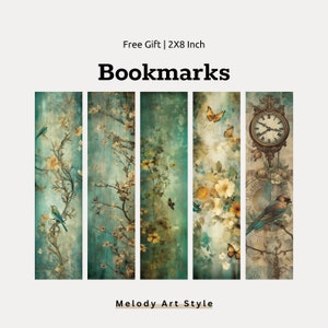 Flowers Turquoise Printable Art, Decorative Spring Paper Set, Floral ...