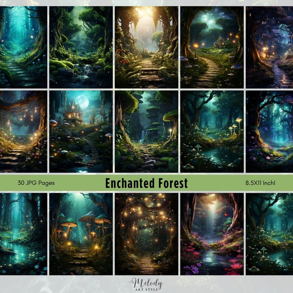 Enchanted Forest Backdrop - Etsy