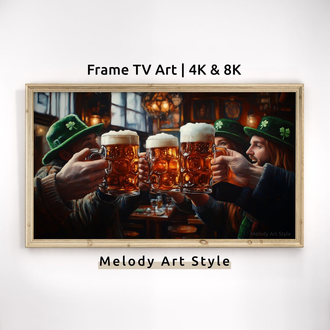 St. Patrick’s Day Celebration Frame TV Art 4K 8K Irish Pub Screensaver ...