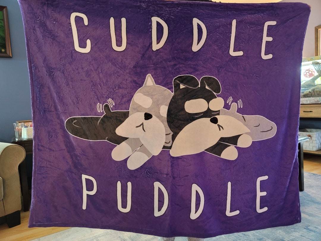 Cuddle Puddle Puppies - Throw Blanket - Etsy