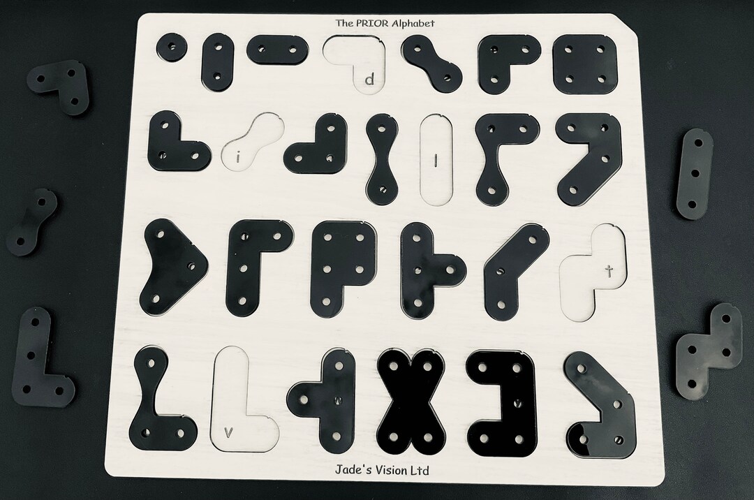 PRIOR Learning Tactile Pre-braille Wooden PUZZLE With Acrylic - Etsy