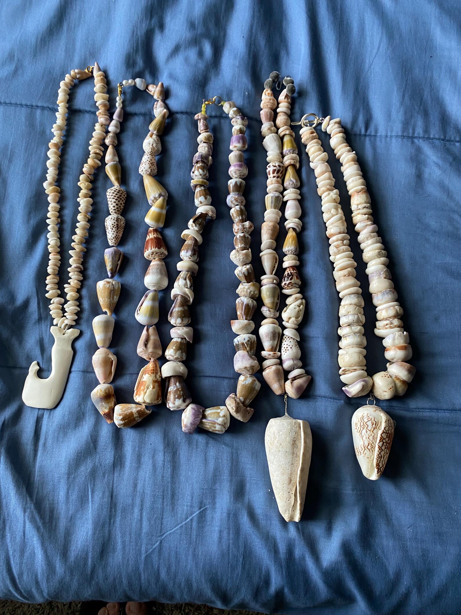 Large Puka Shells/ Cone Shell/ Cow Bone Hook - Etsy