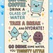 Hydration Reminder Tracker Printable | Cute Kawaii Water Tracker Page ...