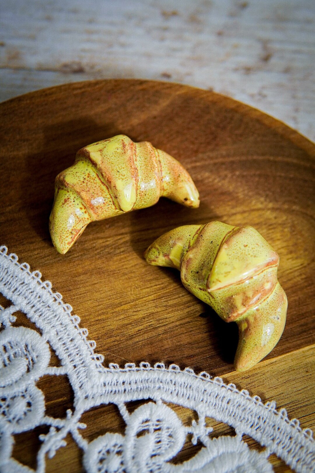 Duo of Small Croissants - Etsy