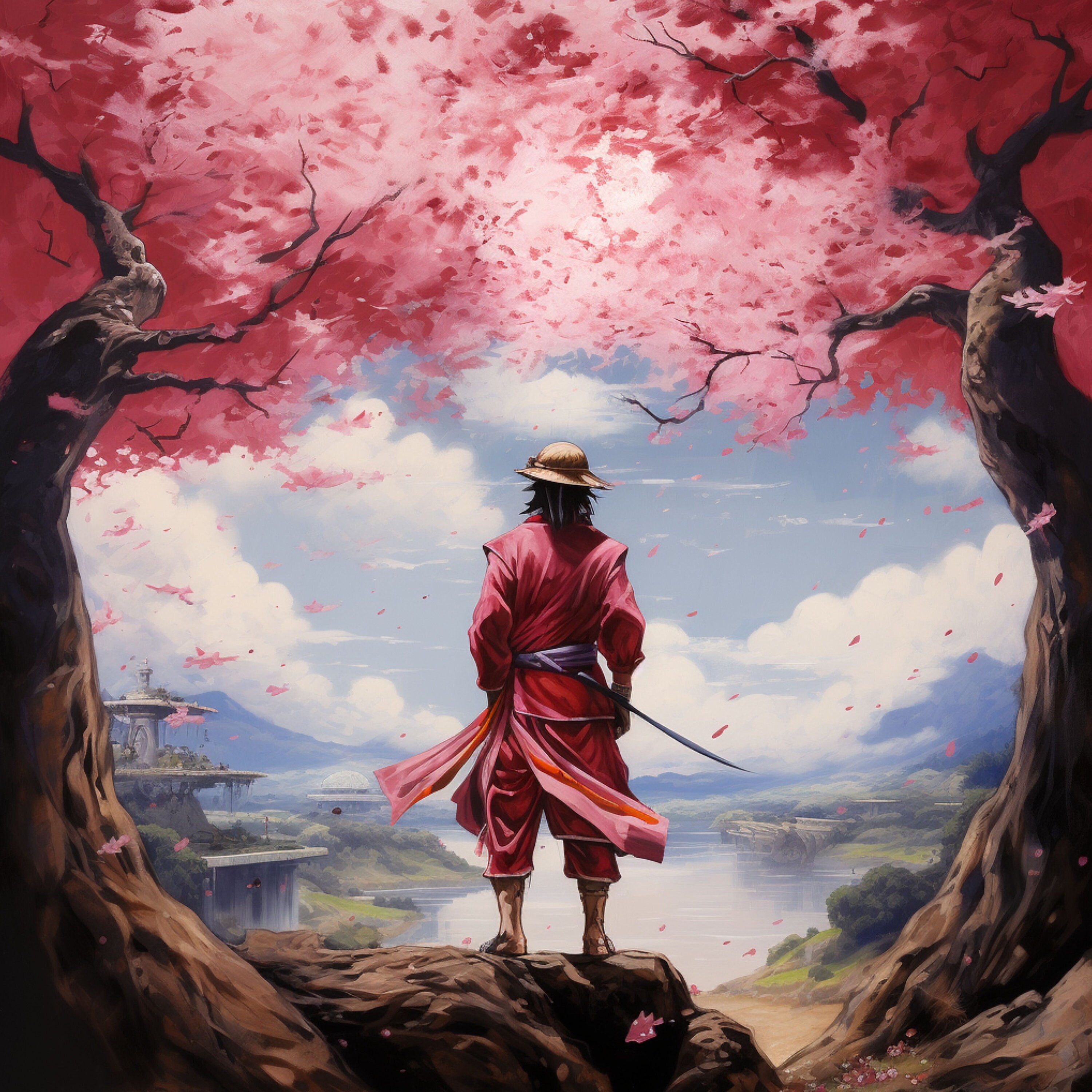 Anime Luffy Samurai Digital Download Ready to Print Poster - Etsy
