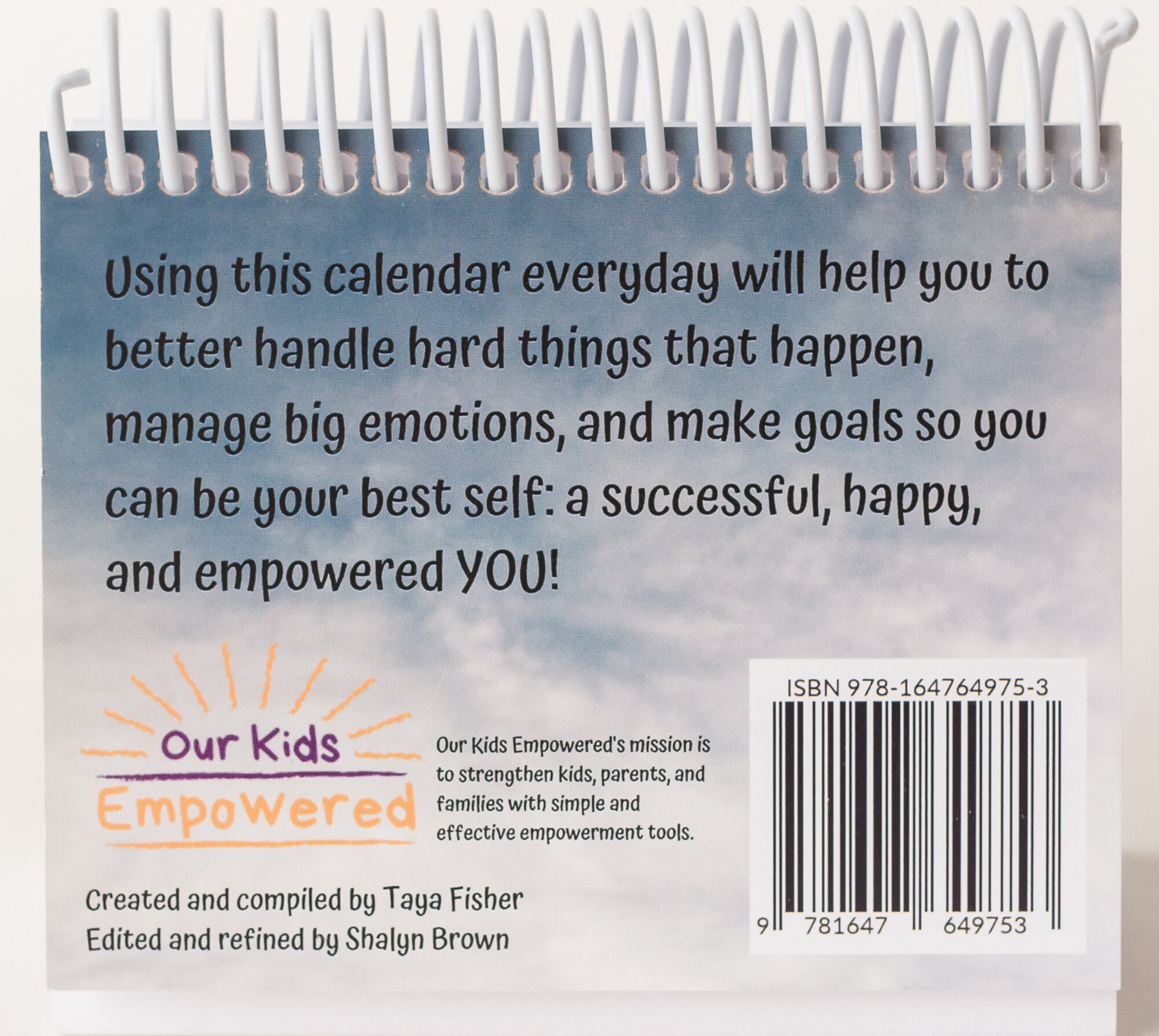 Flip Calendar for Kids, Empowerment, Self Esteem - Etsy