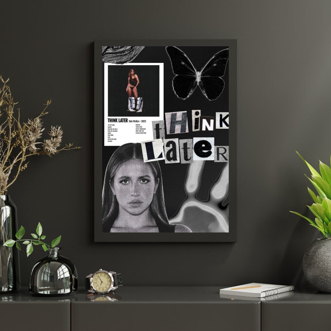 Tate McRae Poster, Tate McRae, Think Later Tour Poster 2024 Poster sold ...