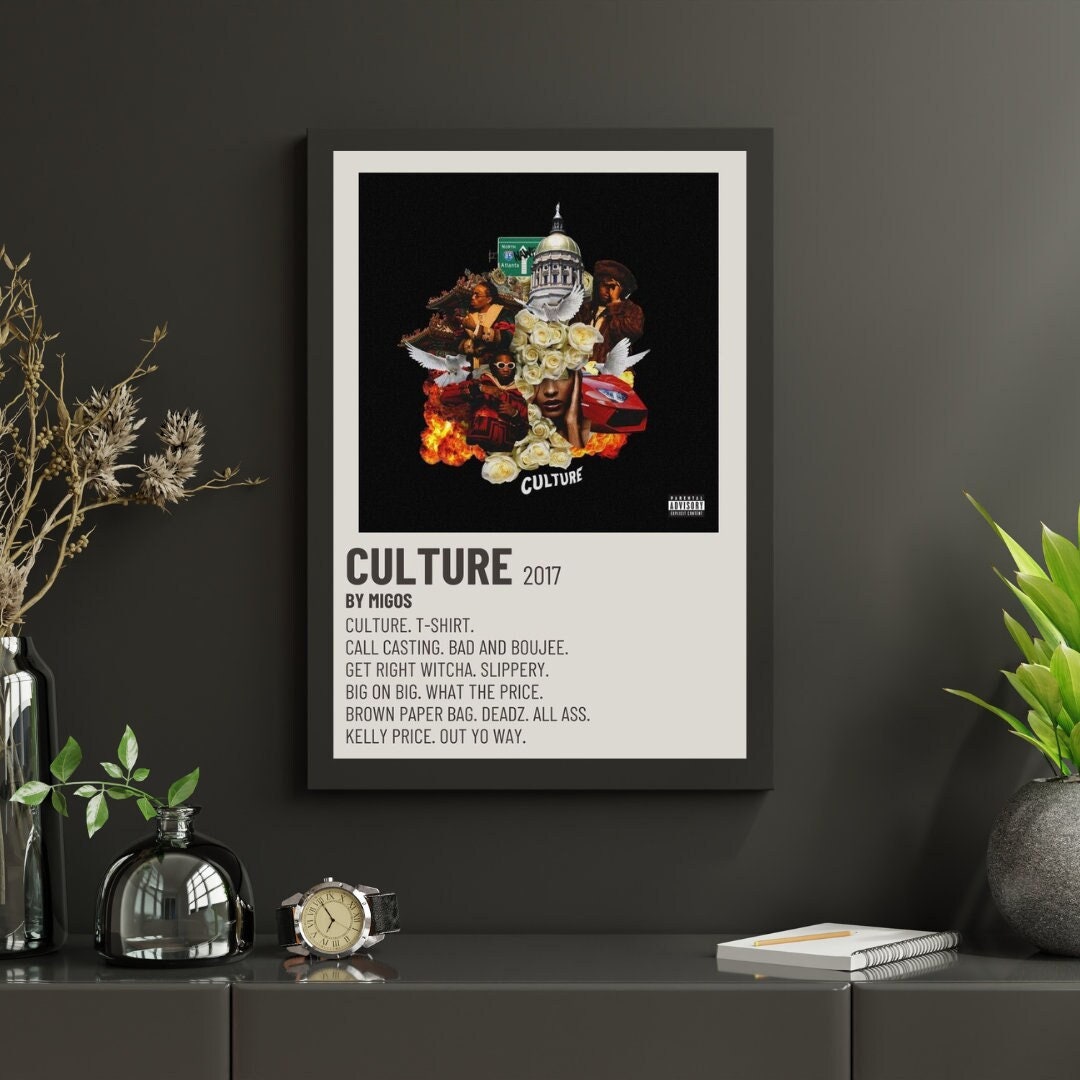 Migos Poster, Migos Culture Album Poster, Album Cover Poster Poster ...