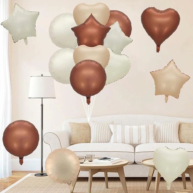 Star Balloon Neutral Balloon Anniversary Wedding Party Birthday Baby ...