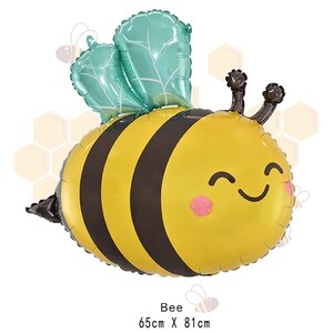 1st Birthday Bee Day, Happy Bee Day Balloon, Bee Baby Shower Balloon ...