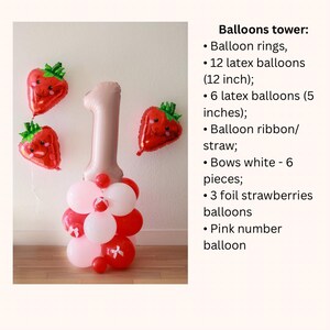Strawberry First Birthday, 1st Strawberry Party, Berry Party Decor ...