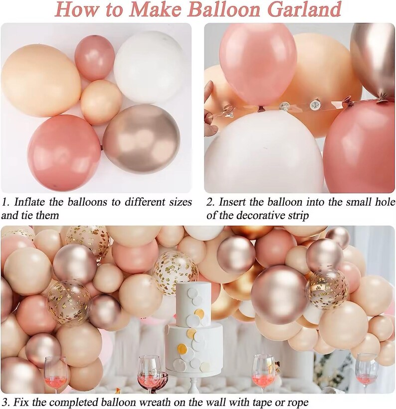 DIY Pastel Balloon Arch, Birthday Girl Garland Balloon, Pink Baby ...