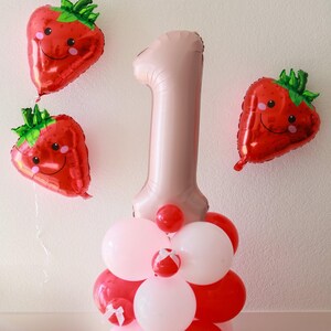 Strawberry First Birthday, 1st Strawberry Party, Berry Party Decor ...
