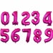 Pink Number Balloon, Hot Pink Balloon, Pink 32 Inch Number Balloon ...
