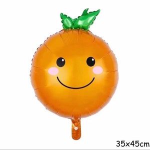 Orange Party Decorations, Orange Balloon, Summer Birthday Party, Orange ...