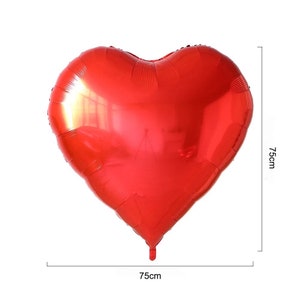 Giant Heart Balloon, Heart Balloon, Love Story, Wedding Anniversary ...