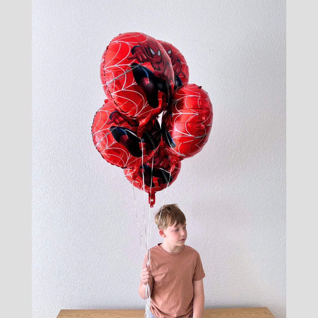 Spiderman Decor, Spiderman Balloon, 4th 5th 6th Birthday Party Decor ...