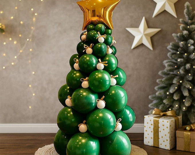 Christmas Tree Balloon, Christmas Balloon Set, Christmas Balloon ...