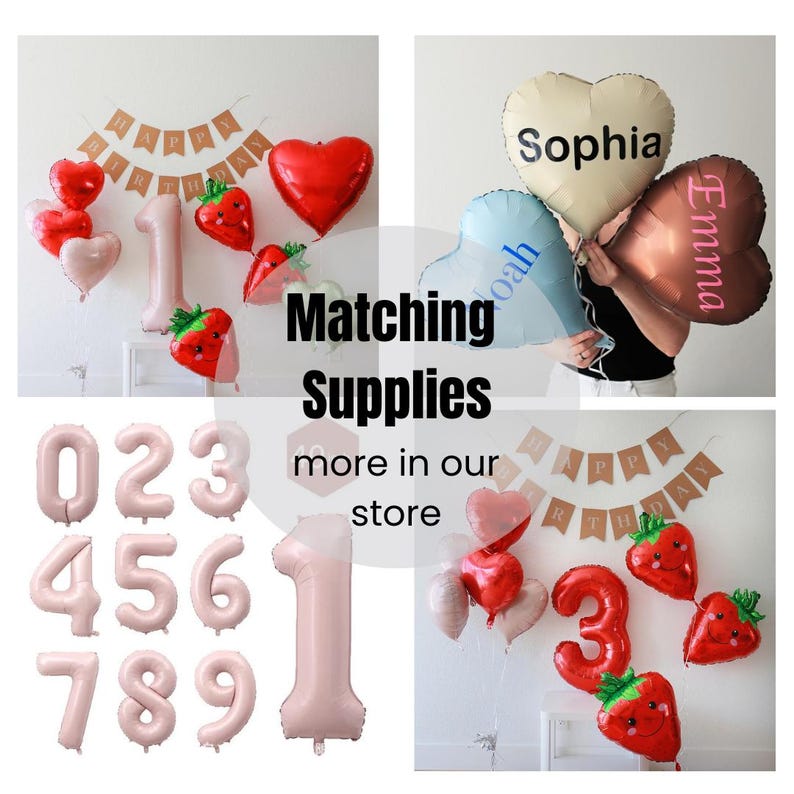 1st Birthday, ONE Number, Red Number Balloon, Red Balloon Birthday ...