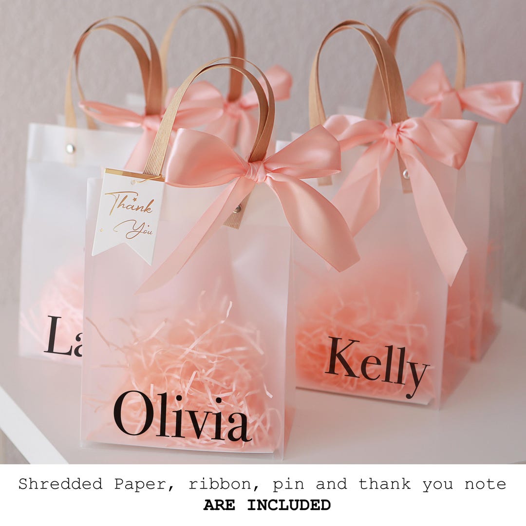 Personalized Gift Bags, Custom Bridesmaid Wedding Favors, Gift Bags ...