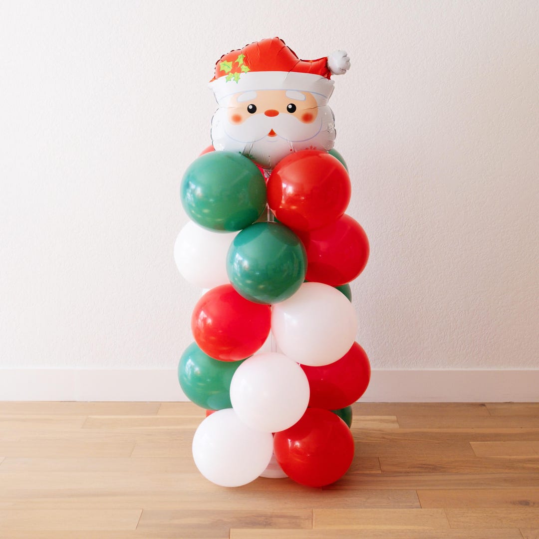 Santa Baby Shower Balloon Set, Little Santa Themed Birthday Party ...