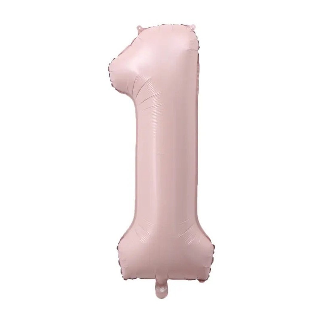 Pink Number 1 Balloon, 40 Inch, First Birthday Decor - Etsy