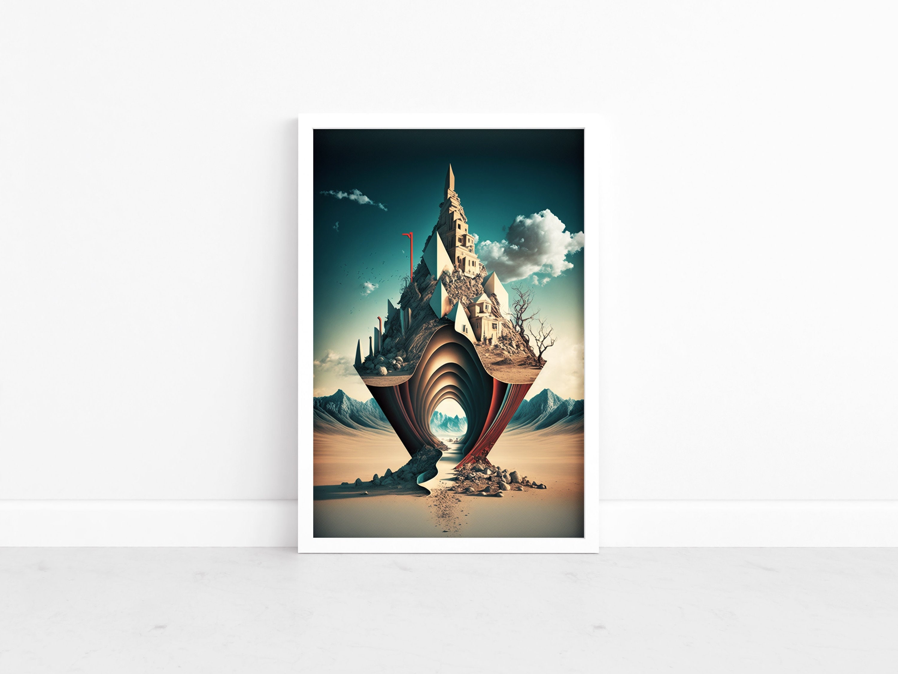 Surrealism Poster Surrealism Print Art Surreal Art Wall Decor ...