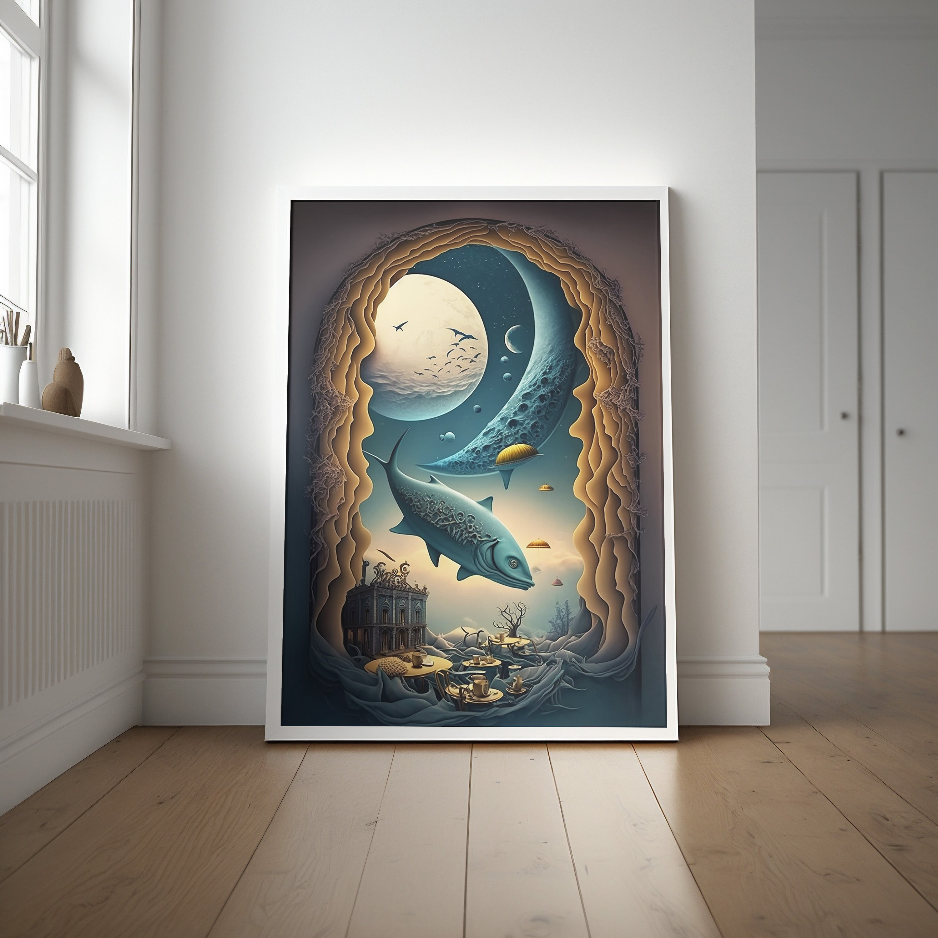 Surreal Poster Surrealism Print Art Surreal Art Wall Decor - Etsy