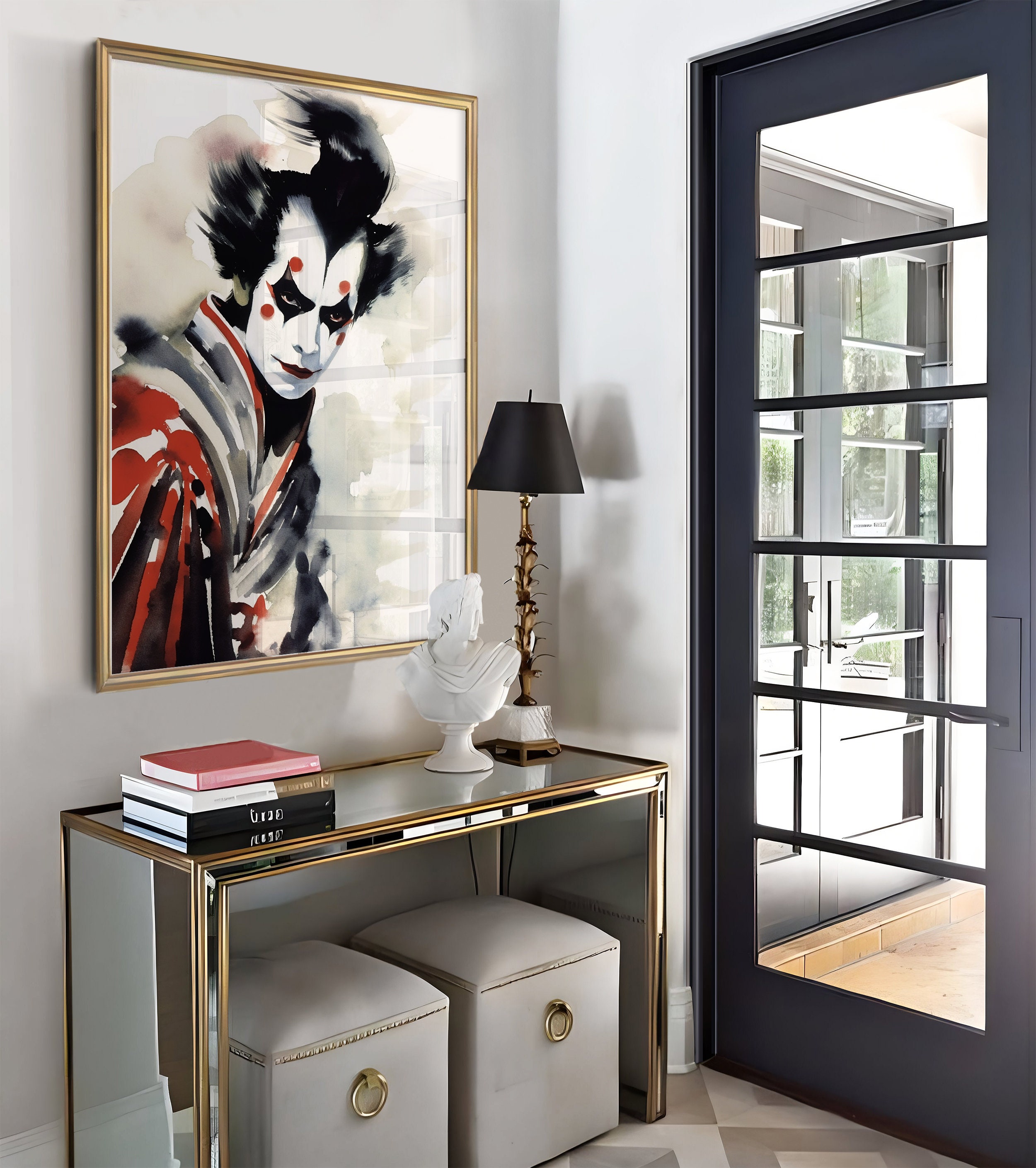 Majestic Kabuki: Actor Poster | Japanese Decor | Wall Art Decor ...