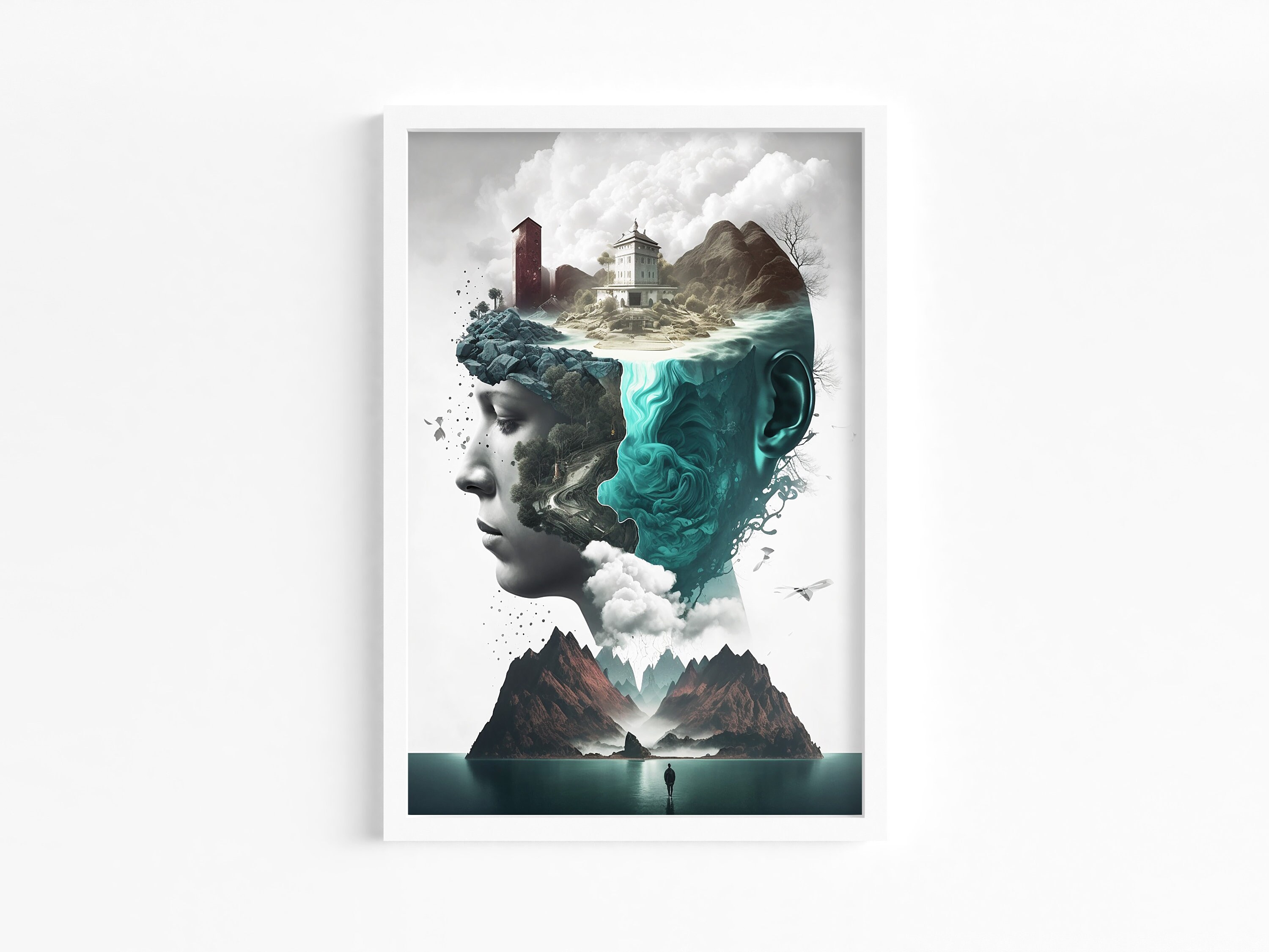 Surreal Art Poster Surrealism Print Art Surreal Art Wall Decor ...