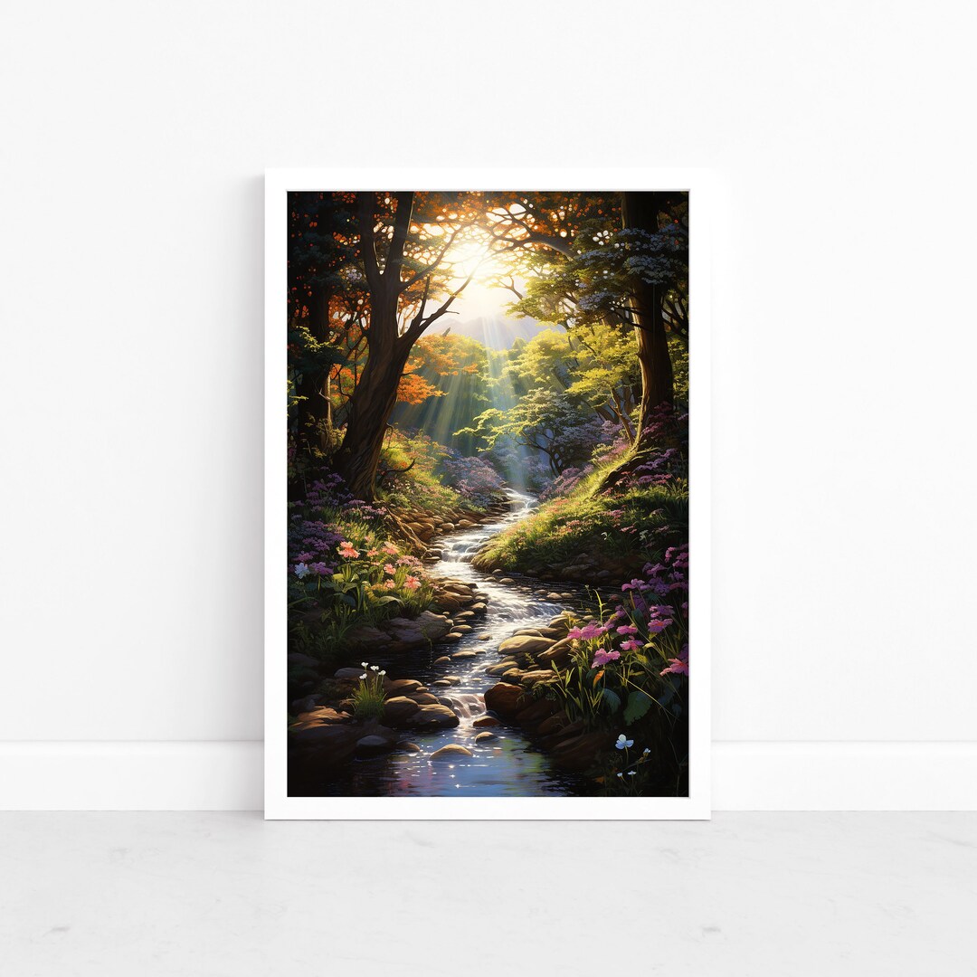 Surreal Landscape Poster | Landscape Wall Art | Nature's Magical ...