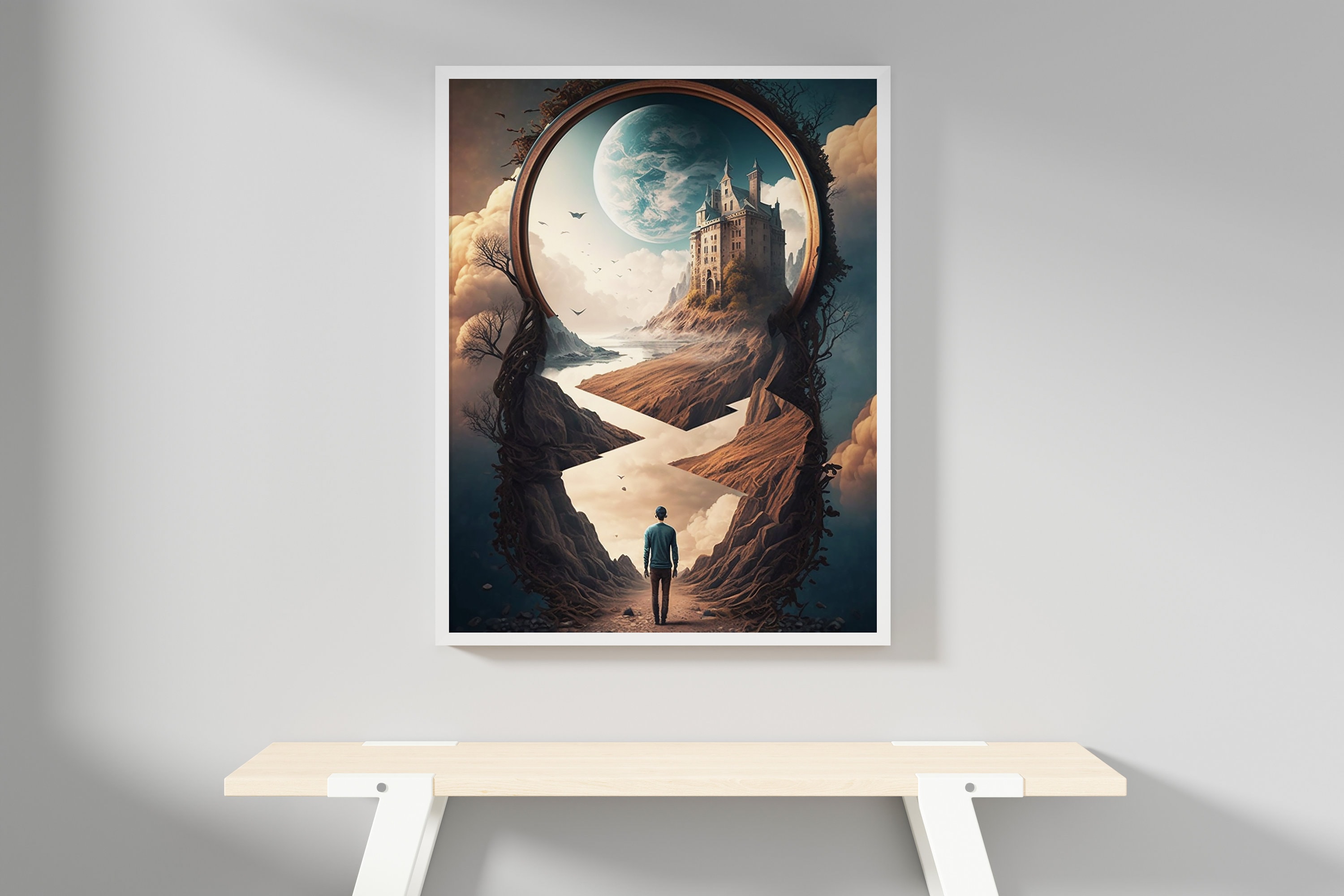 Surreal Art Poster Surrealism Print Art Surreal Art Wall Decor ...