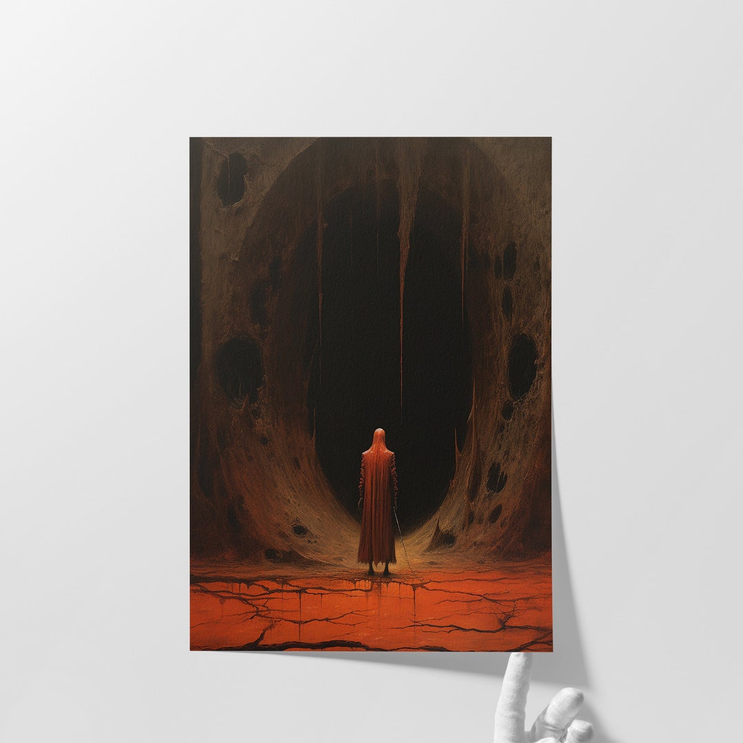 Ethereal Intrigue: Fine Art Giclée Print | Surreal Artistry | Dark Home ...