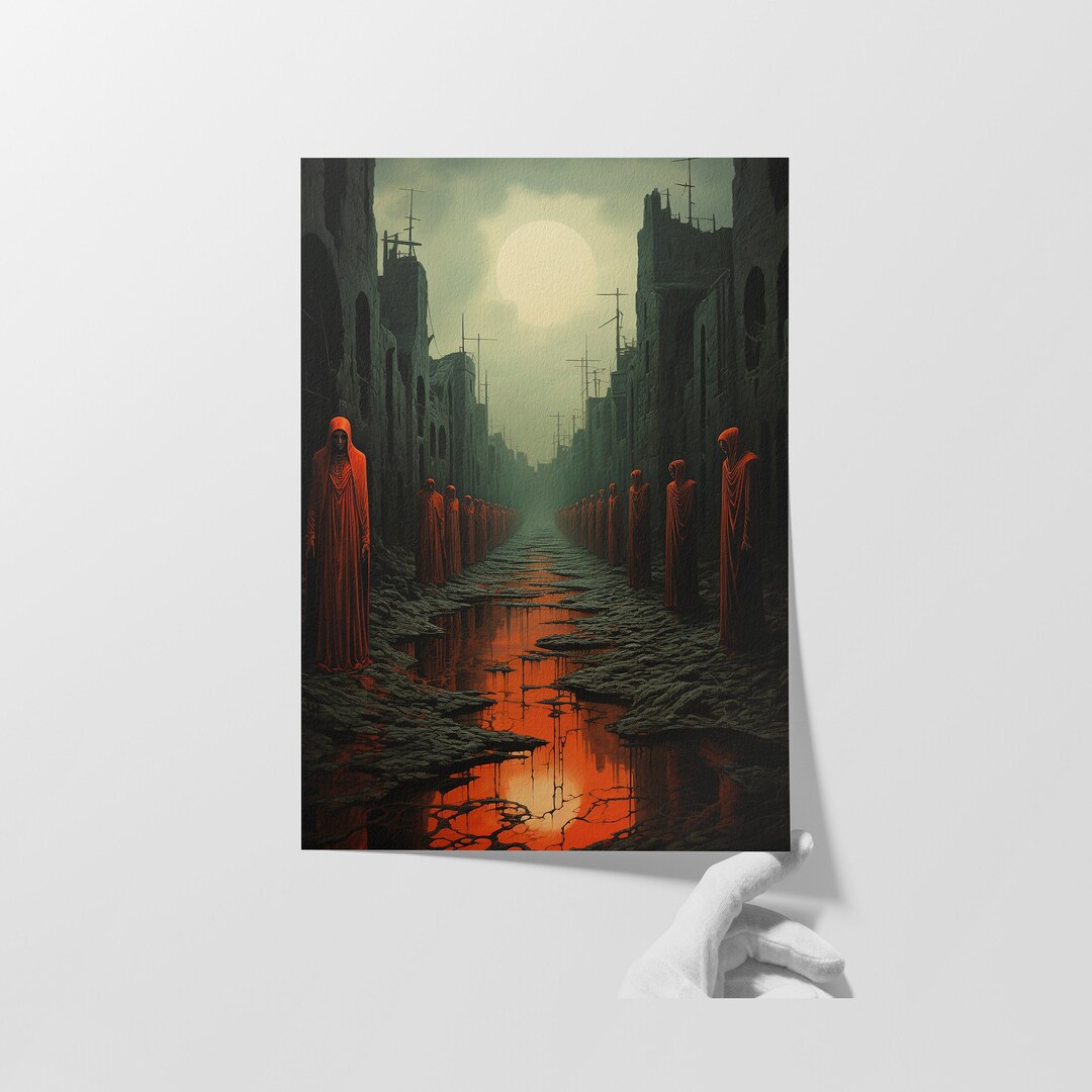 Ephemeral Enigma: Fine Art Giclée Print Surreal Artistry Dark Home ...