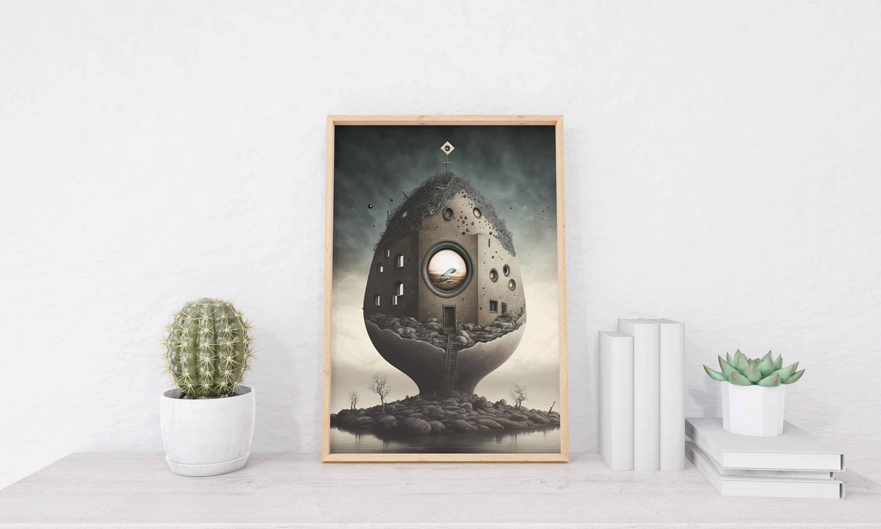 Surrealism Print Art Surrealism Poster Illustration - Etsy