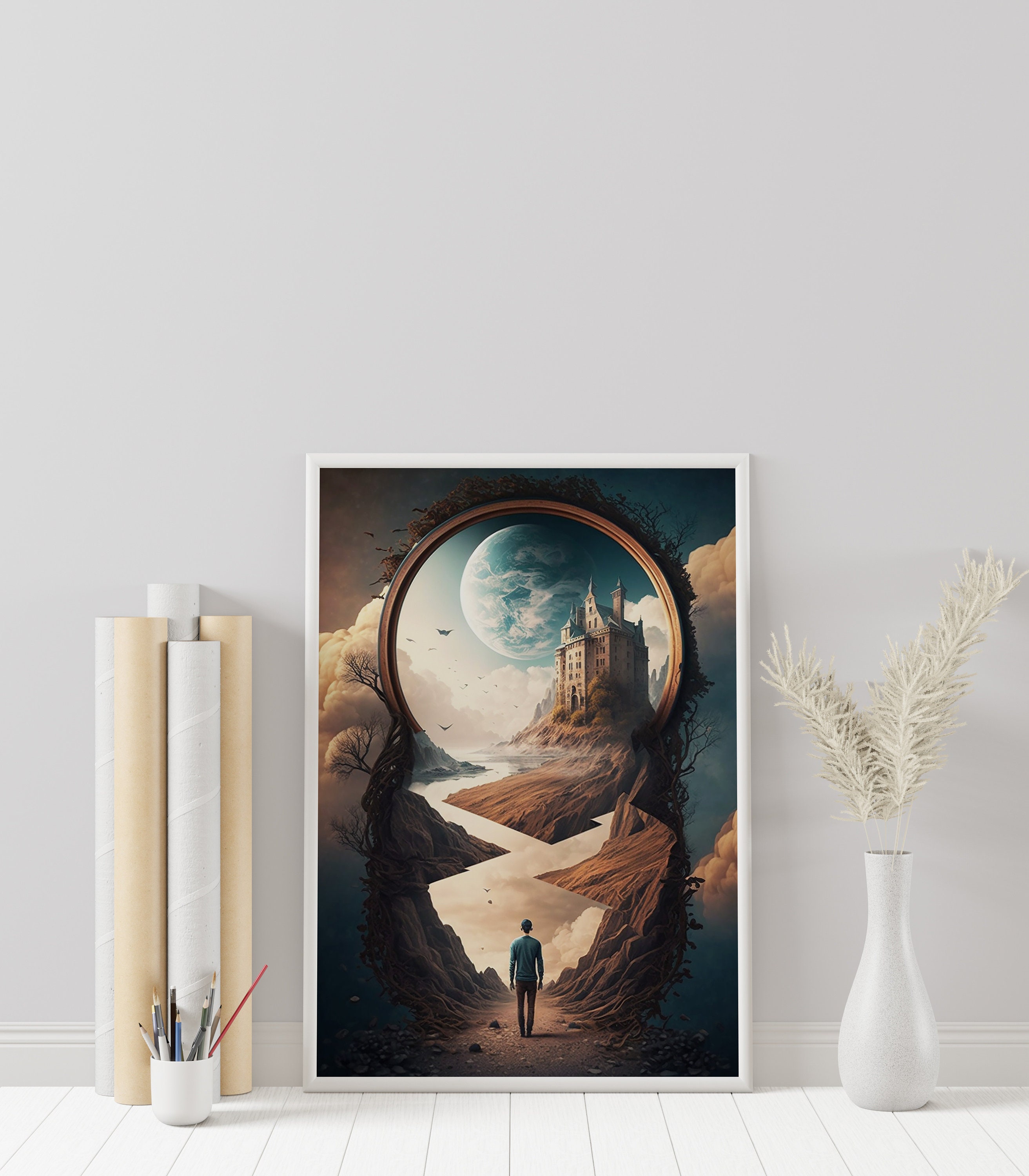 Surreal Art Poster Surrealism Print Art Surreal Art Wall Decor ...