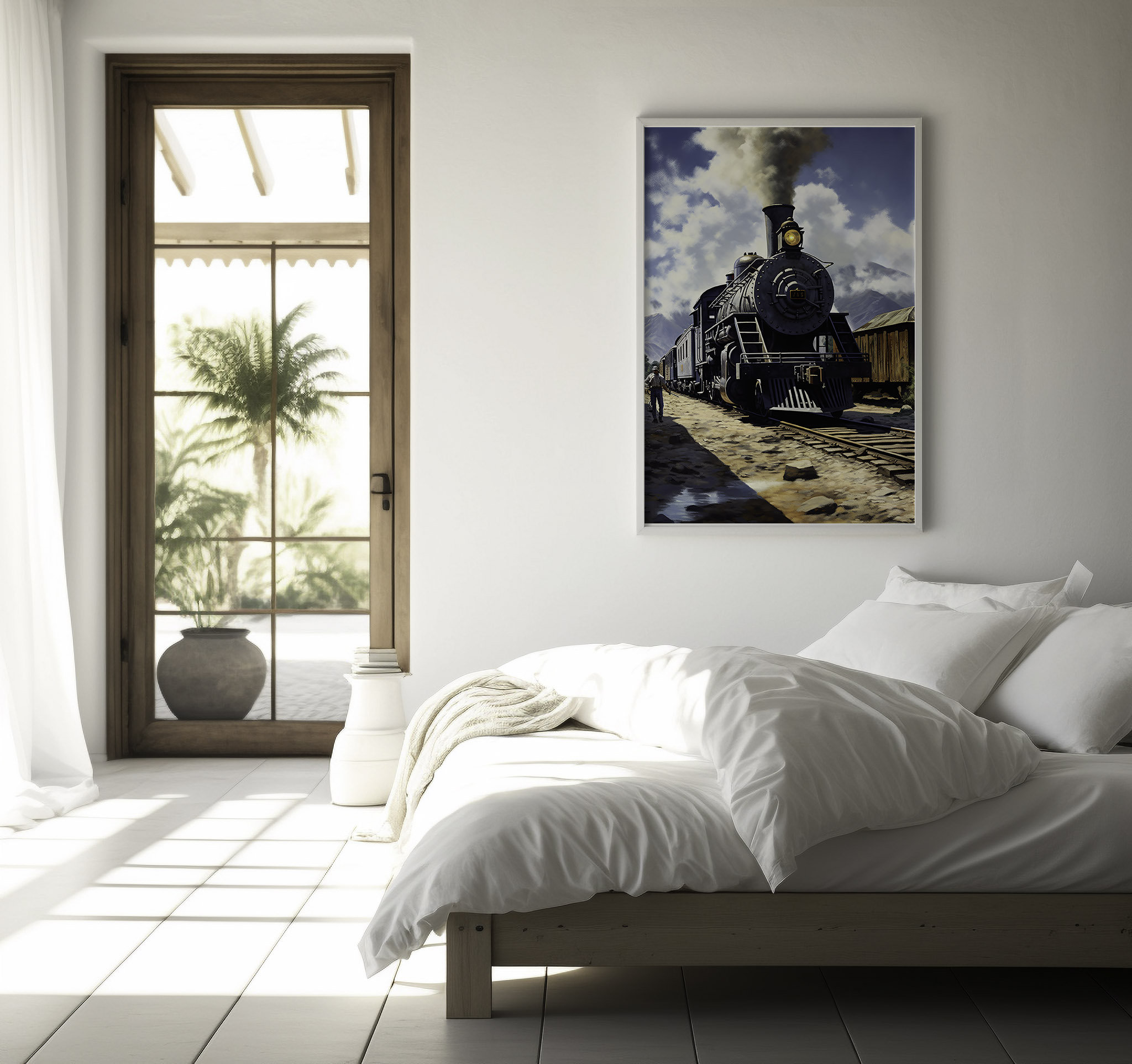 Vintage Frontier: Old West Train Poster Western Art Prints Classic ...