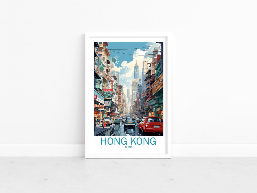 Hong Kong's Skylines: Cityscape Wall Art | Hong Kong Wall Hanging Décor ...