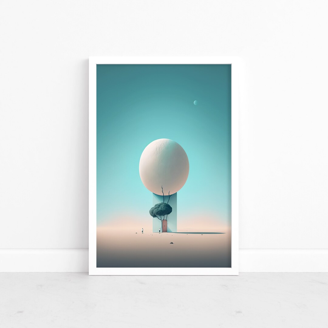 Whimsical Realms: Surreal Art Poster | Surrealism Print | Artful Wall ...