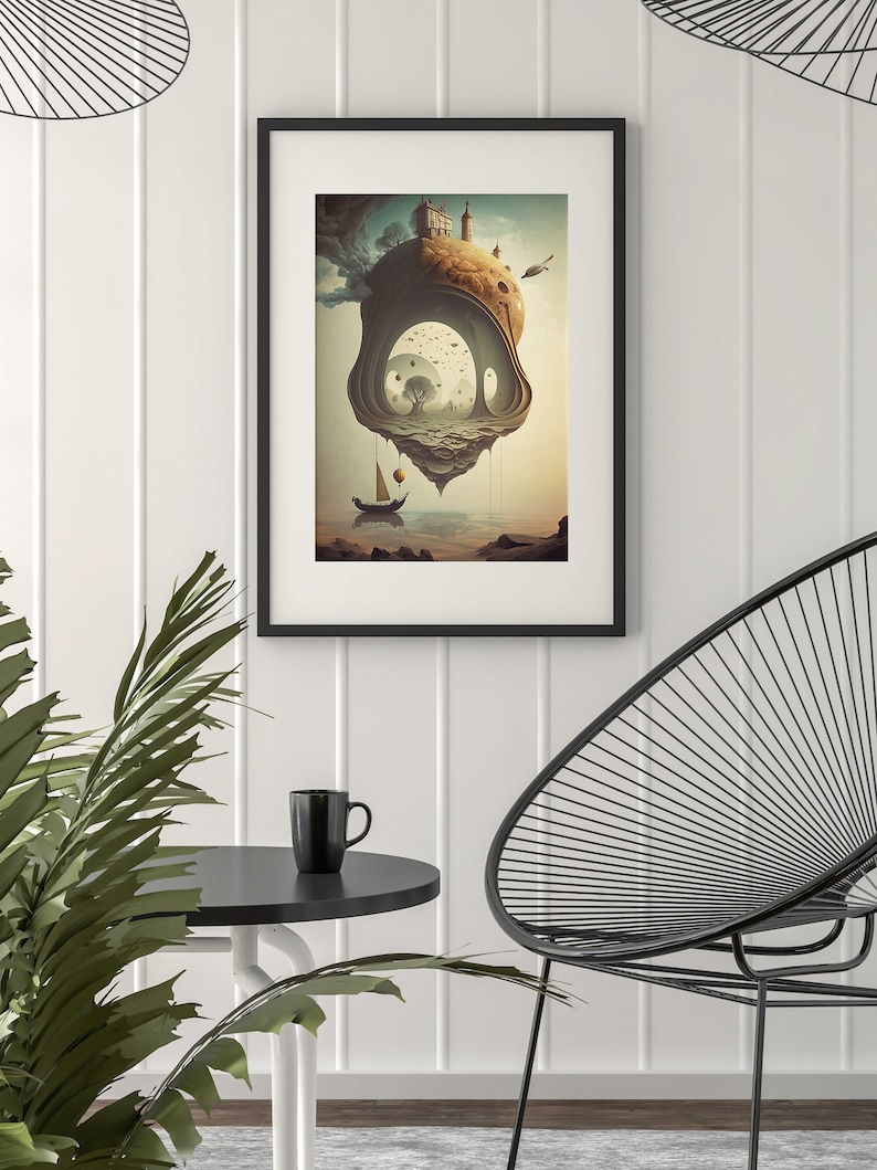 Surreal Poster | Surrealism Print Art | Surreal Art Wall Decor ...