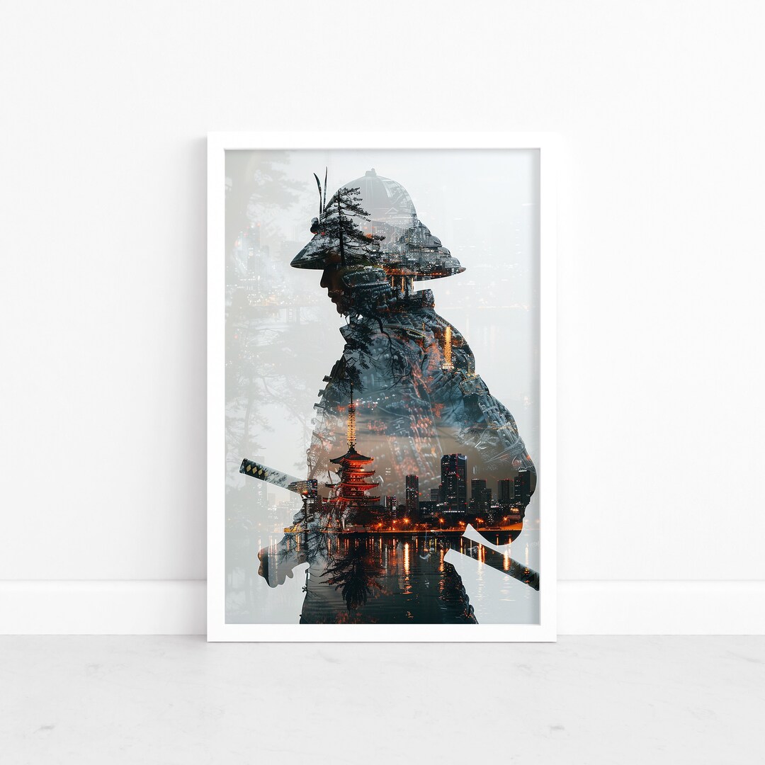 Timeless Warriors: Samurai Poster | Majestic Samurai Art | Japanese ...