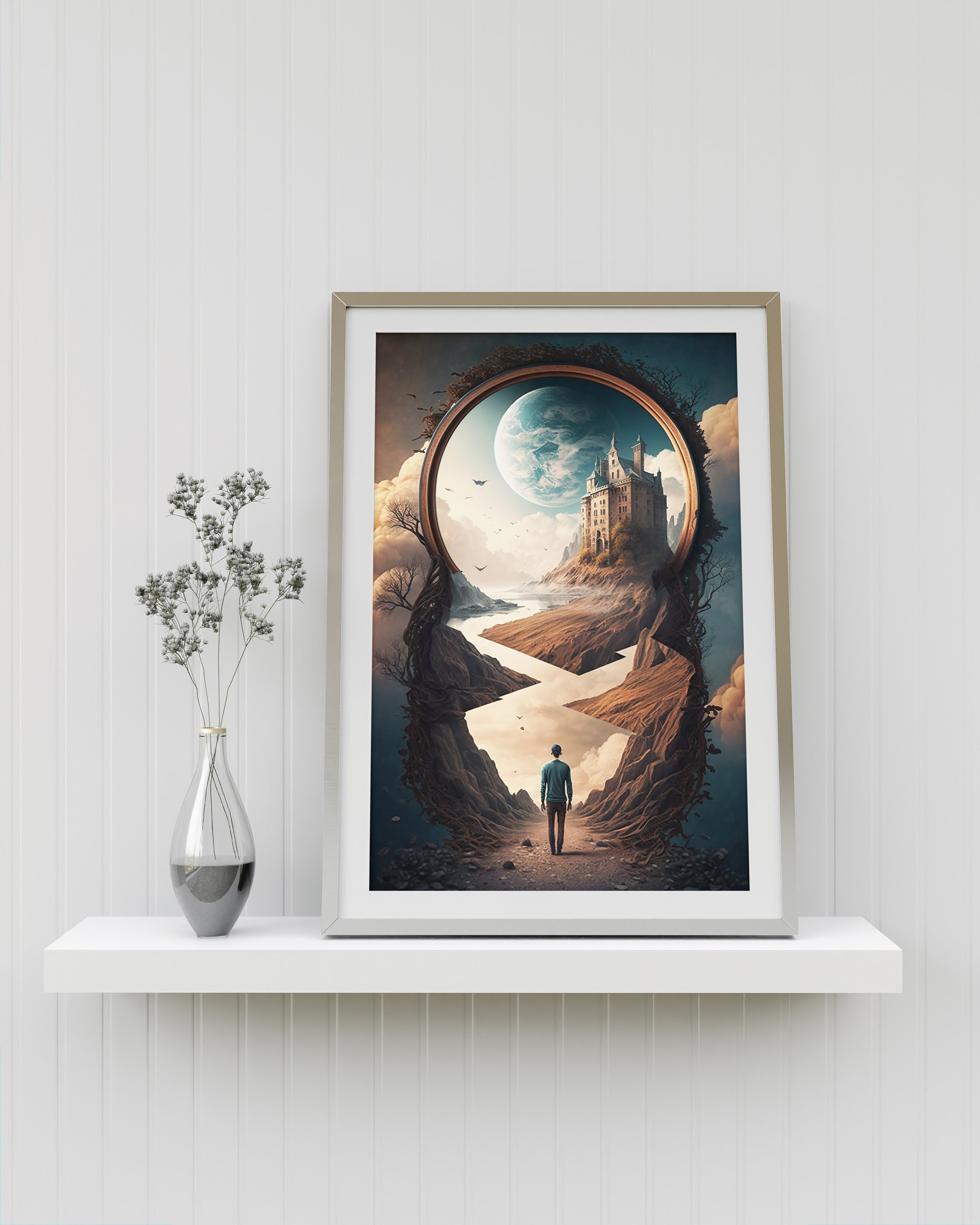 Surreal Art Poster Surrealism Print Art Surreal Art Wall Decor ...